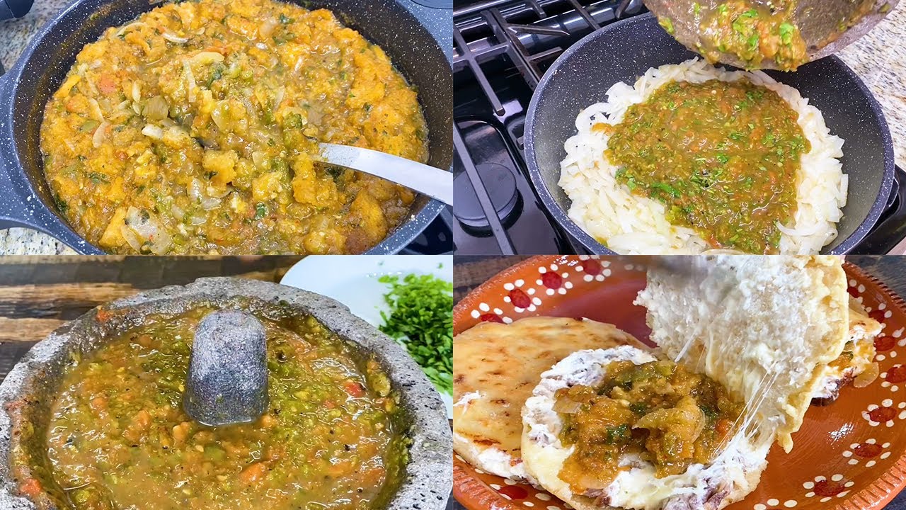 SALSA BOTANERA DE MOLCAJETE Y CHICHARRON - YouTube