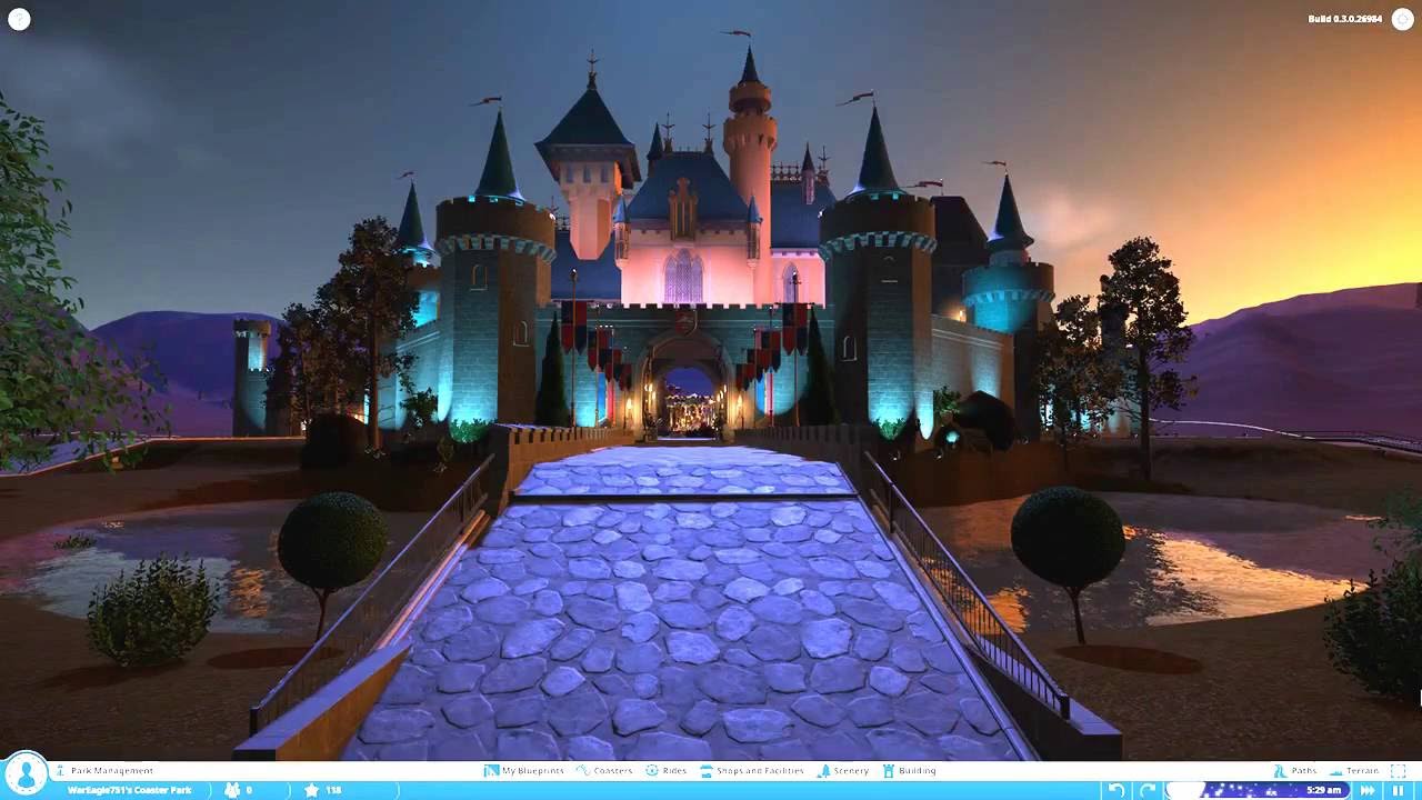 Planet Coaster: Disneyland Arizona Castle - YouTube