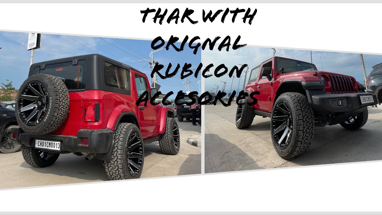First thar in tricity with rubicon orignal Fenders/Full interior change ...