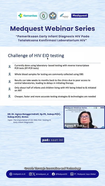 Challenge of HIV EID Testing - DR. Agnes Rengga Indrati - YouTube