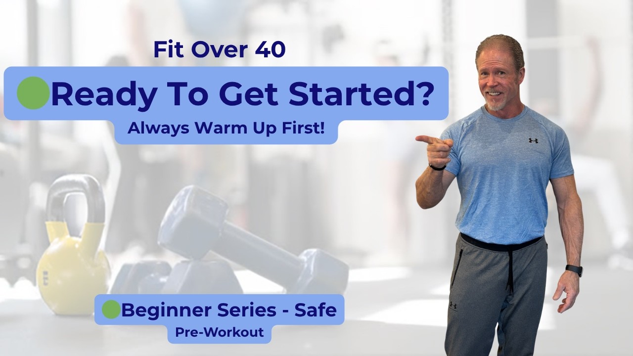 🟢Pre-Workout Warm Up Exercises for Beginners Over 40 | Full Body ...