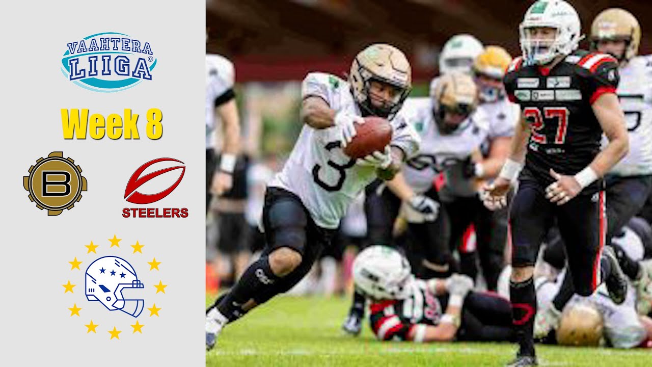Porvoo Butcher vs Kuopio Steelers Highlights || Week 8 || Maple League ...