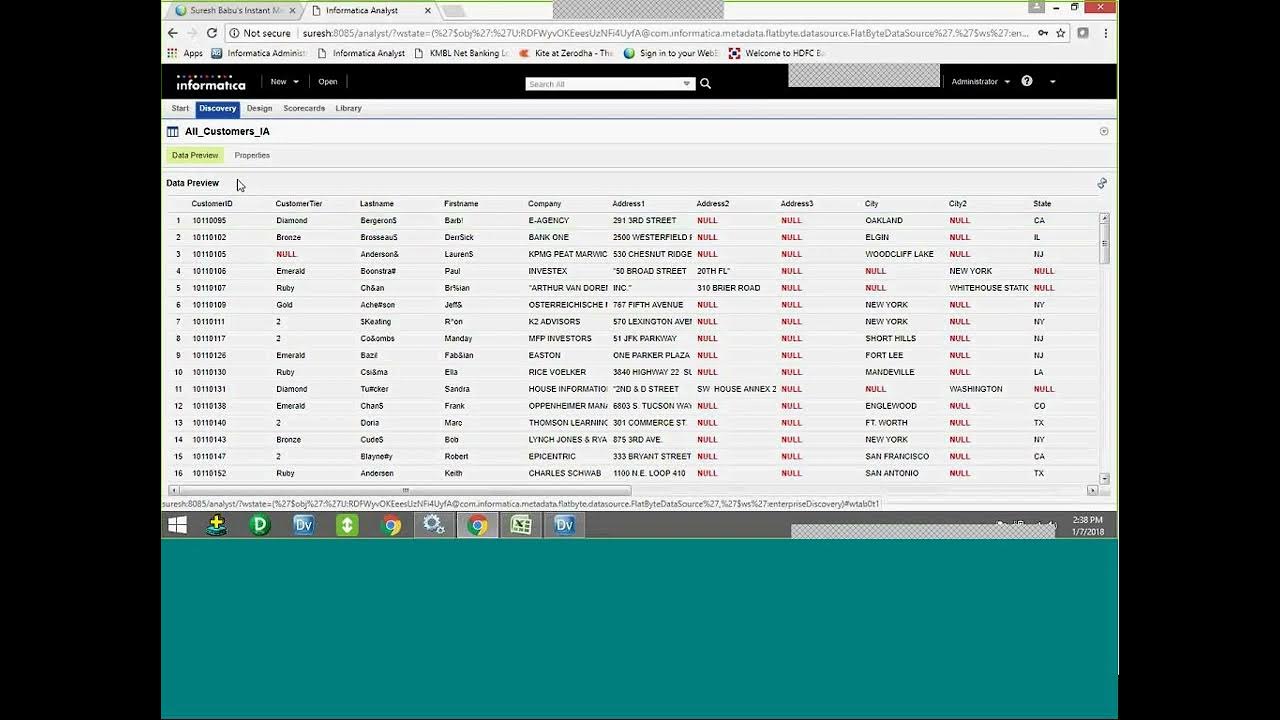 Import Flat File and Relational Table into Informatica Analyst - YouTube