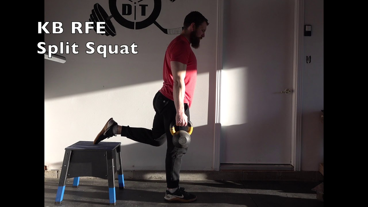 KB RFE Split Squat - YouTube