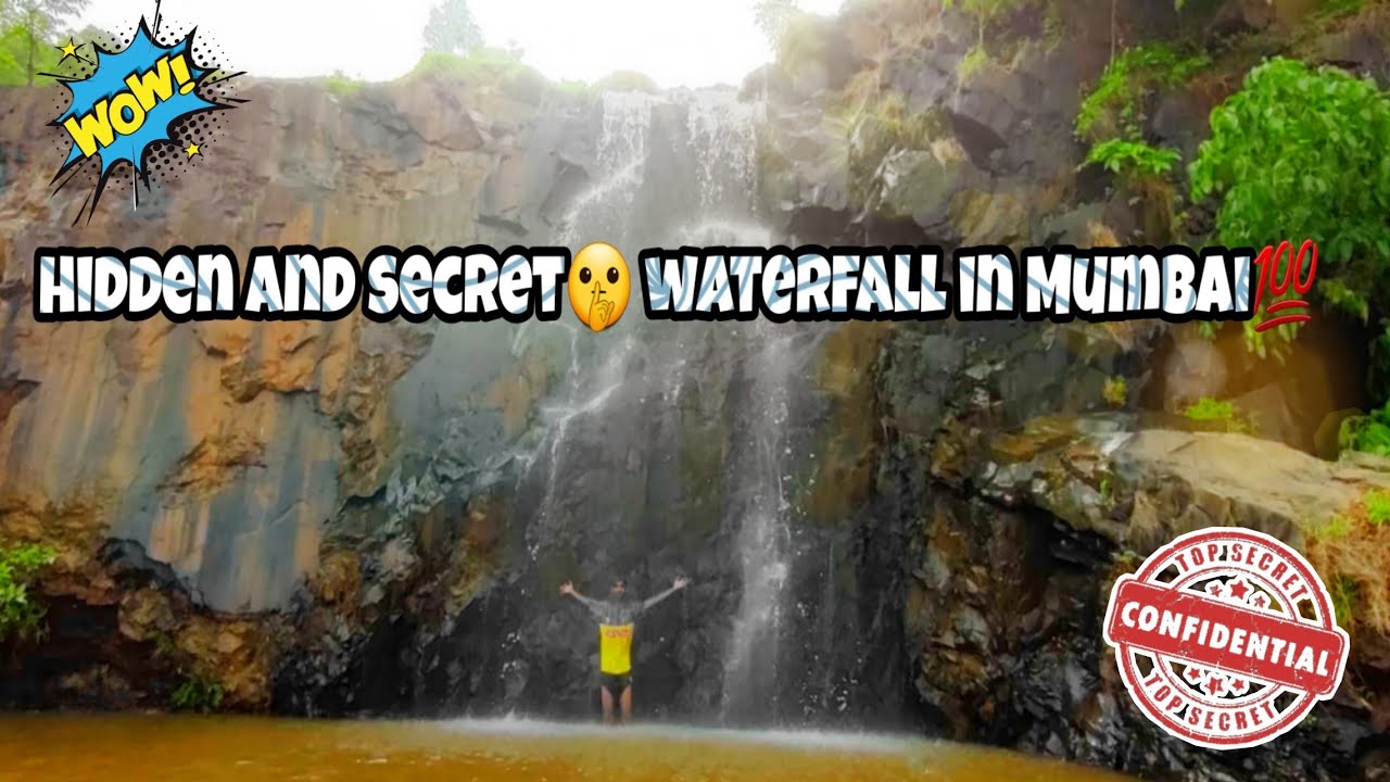 Hidden And Secret Waterfall In Mumbai 🤫⛲ || Vaghdevi Waterfall || Sagar ...