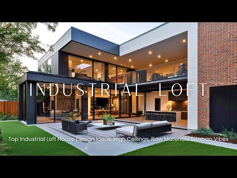 Industrial Loft Style Homes: Open-Concept Living with Rustic & Modern Elements