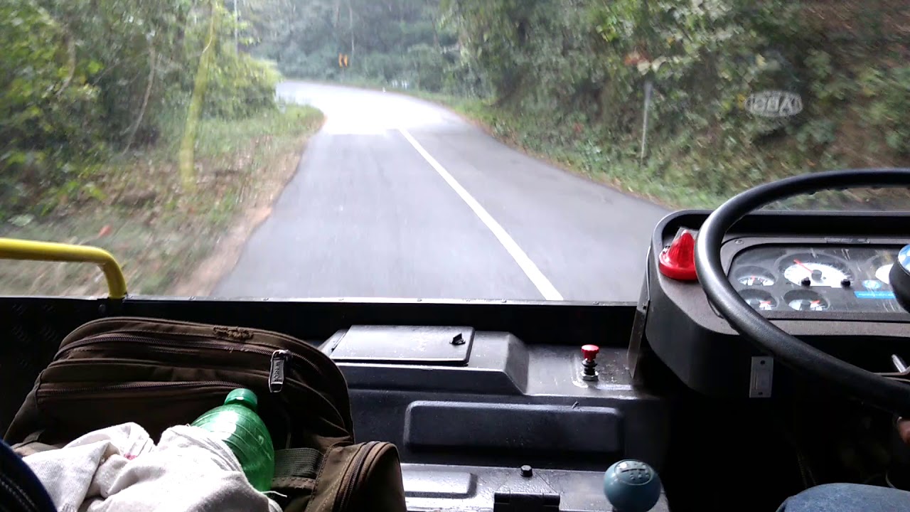 Driving skills of Kerala bus driver - YouTube