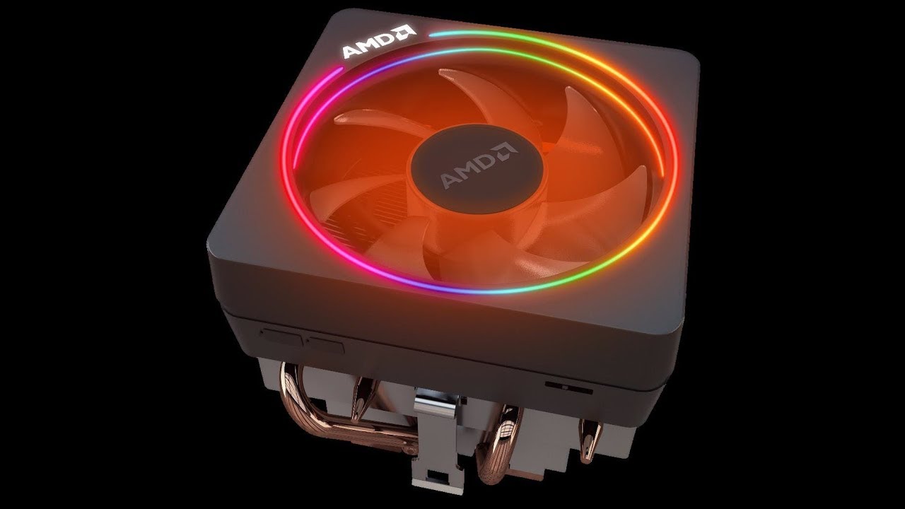 Кулер Ryzen 7 2700x box настройка подсветки - YouTube