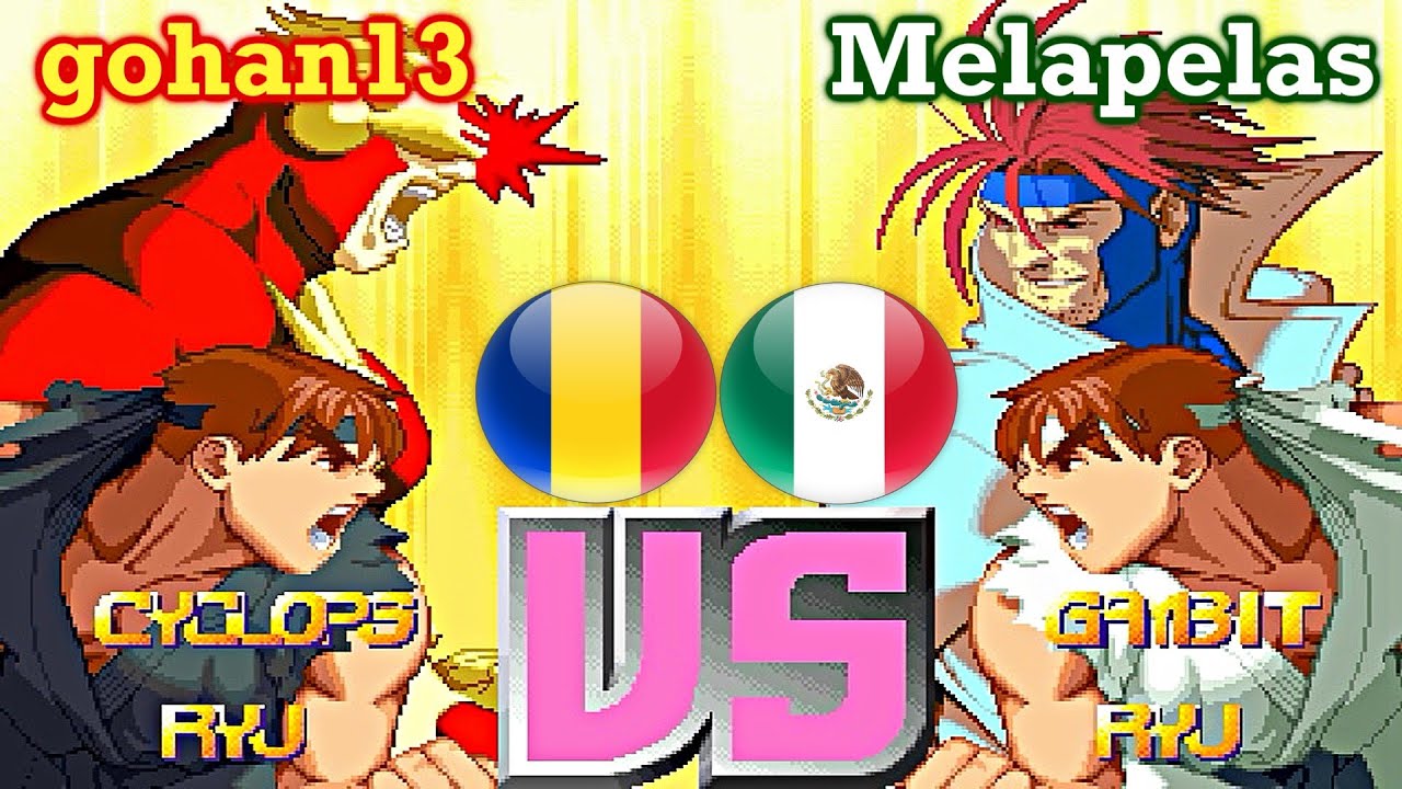 X-Men Vs. Street Fighter - gohan13 vs Melapelas - YouTube