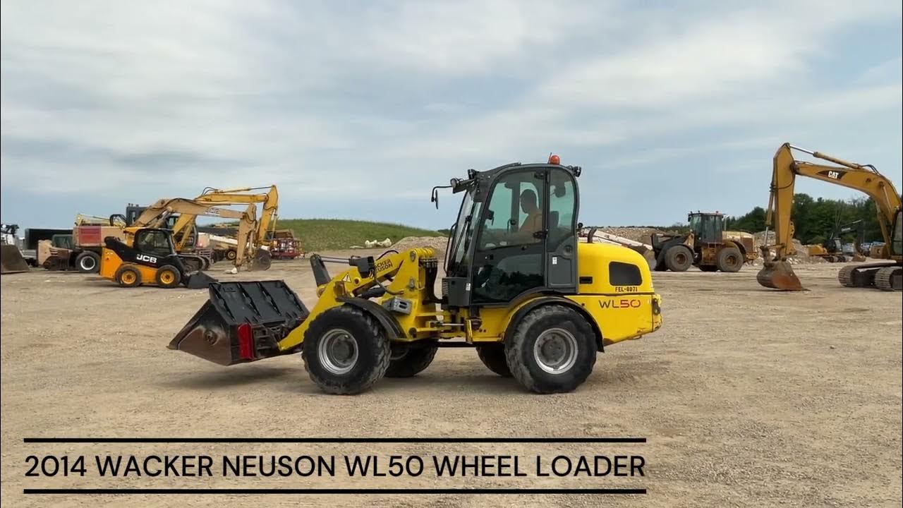 2014 WACKER NEUSON WL50 WHEEL LOADER - YouTube