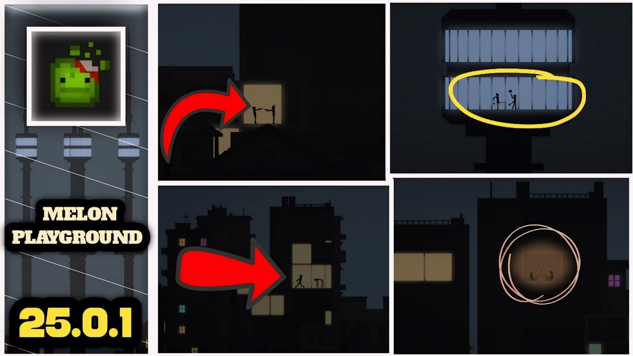 Endless City Map Concept In Melon Playground Update 25.0.1 [ Melon ...