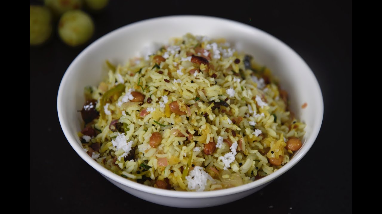 Instant and healthy rice recipe | lunchbox rice - amla rice recipe ...