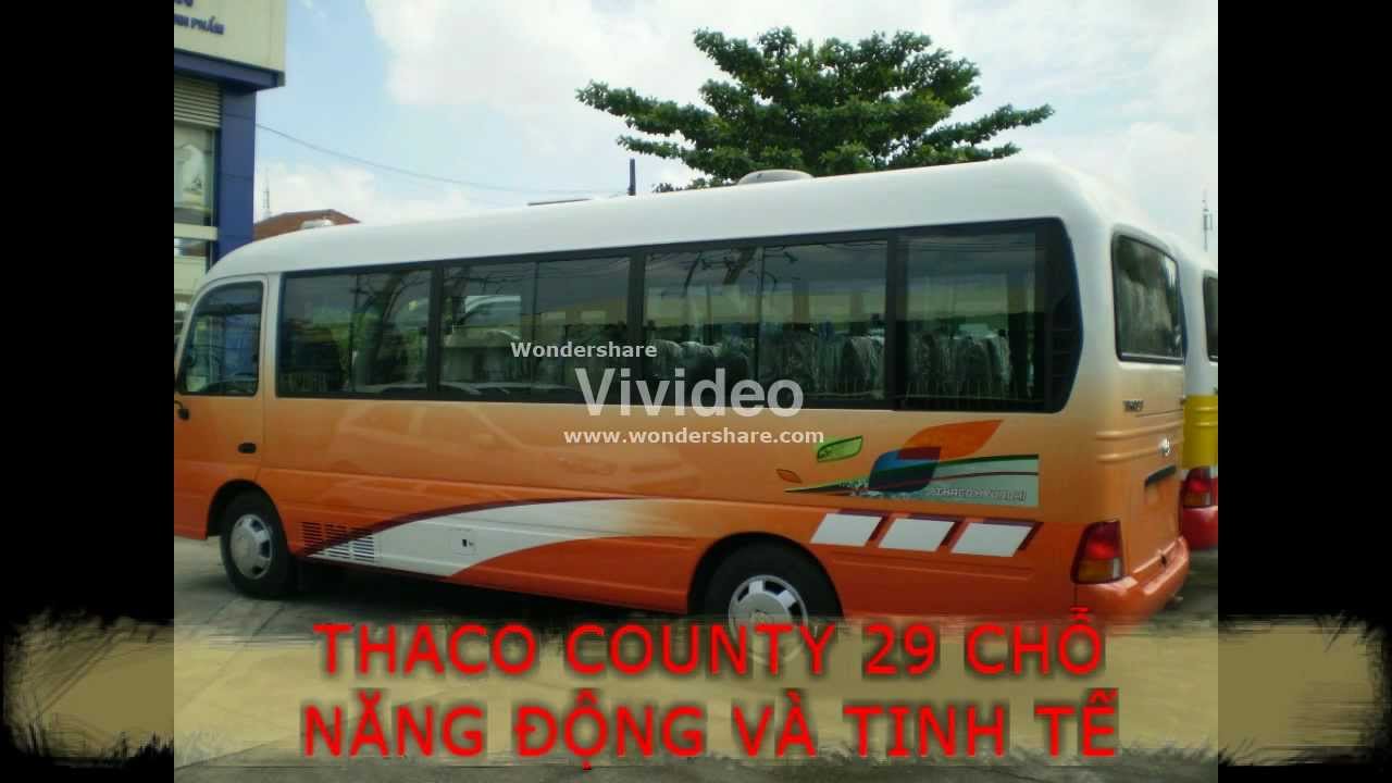 Thaco Bus-County 29c-Aero Town 39c-Universe 47c-Thaco Mobihome - YouTube