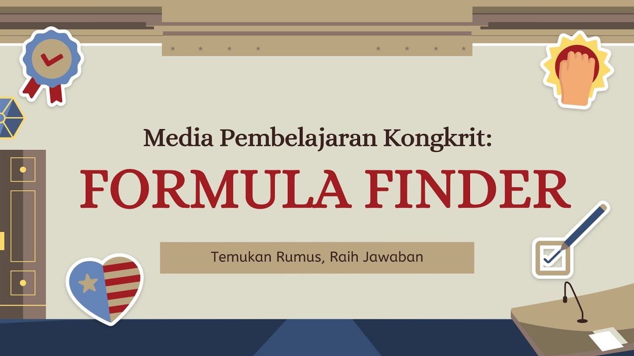 FORMULA FINDER (Media Pembelajaran Kongkrit) - YouTube