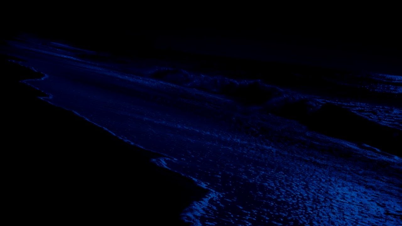 Ocean Waves for Restful Sleep | Dark Night with Rolling Waves Sound helps Cure Insomnia in 5 ...