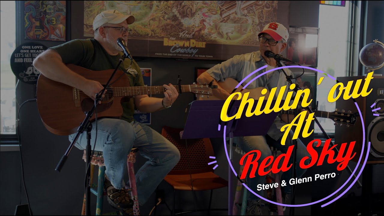 Chillin' at Red Sky-Steve & Glenn Perron filmed in 8k at the Wolf Café ...