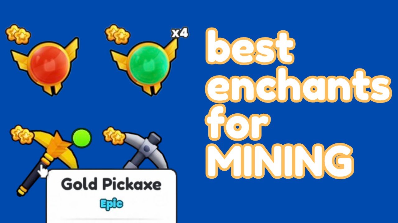 [pets go] mining: best ENCHANTS to use - YouTube
