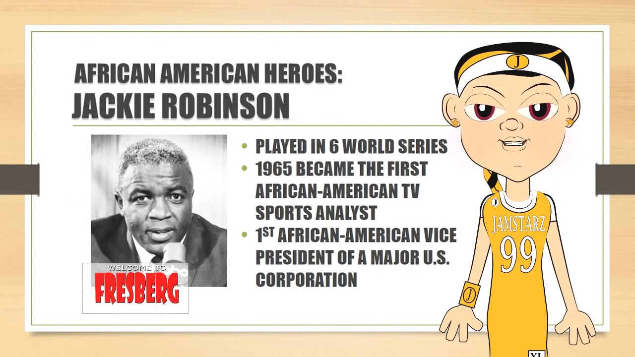 Black History Month African American Heroes Jackie Robinson Educational ...