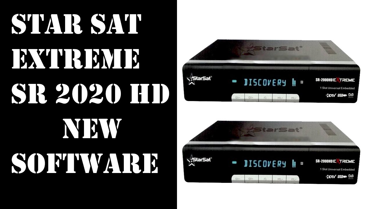 StarSat SR 2020HD Extreme V167 01April 2020 latest power vu software ...