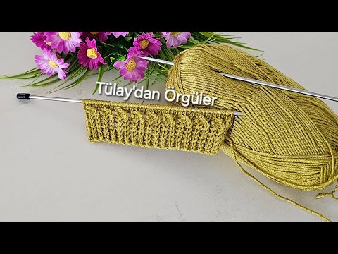 ÜÇ GÜNDE YELEK ÖRÜN ✔️ KOLAY ÖRGÜ MODELİ #KNİTTİNG 