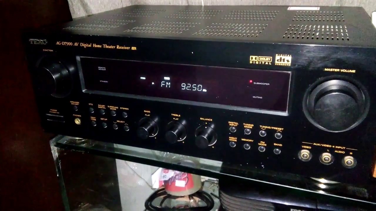 HI-VISION ÁUDIO VINTAGE E RARIDADES TEAC RECEIVER AG-D7900 - YouTube