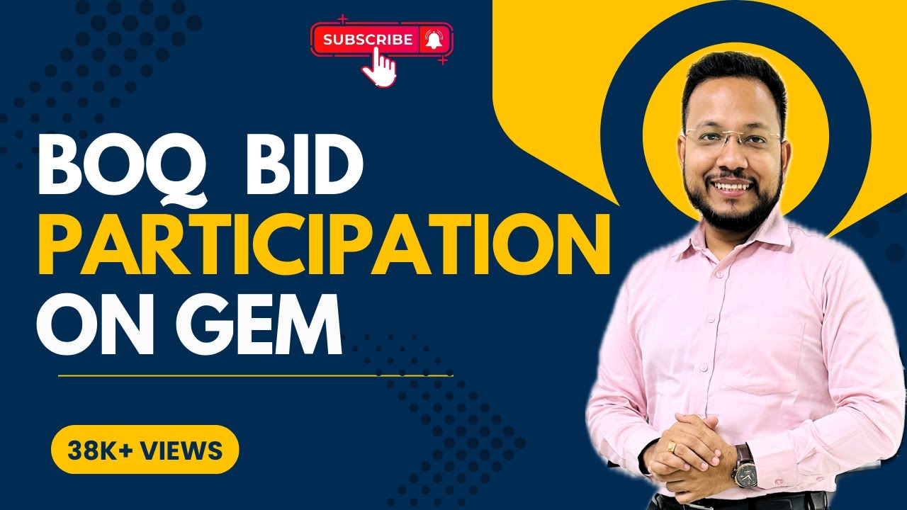 CLASS-7 | BOQ Bid GeM | BOQ Bid Participation on GeM | GeM BOQ Bid | GeM Training | BOQ BID ...