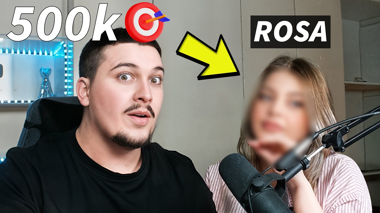 Rosa Face-Reveal Per SPECIAL 500K 🎯🤩 + SchoolBoy Runaway - YouTube