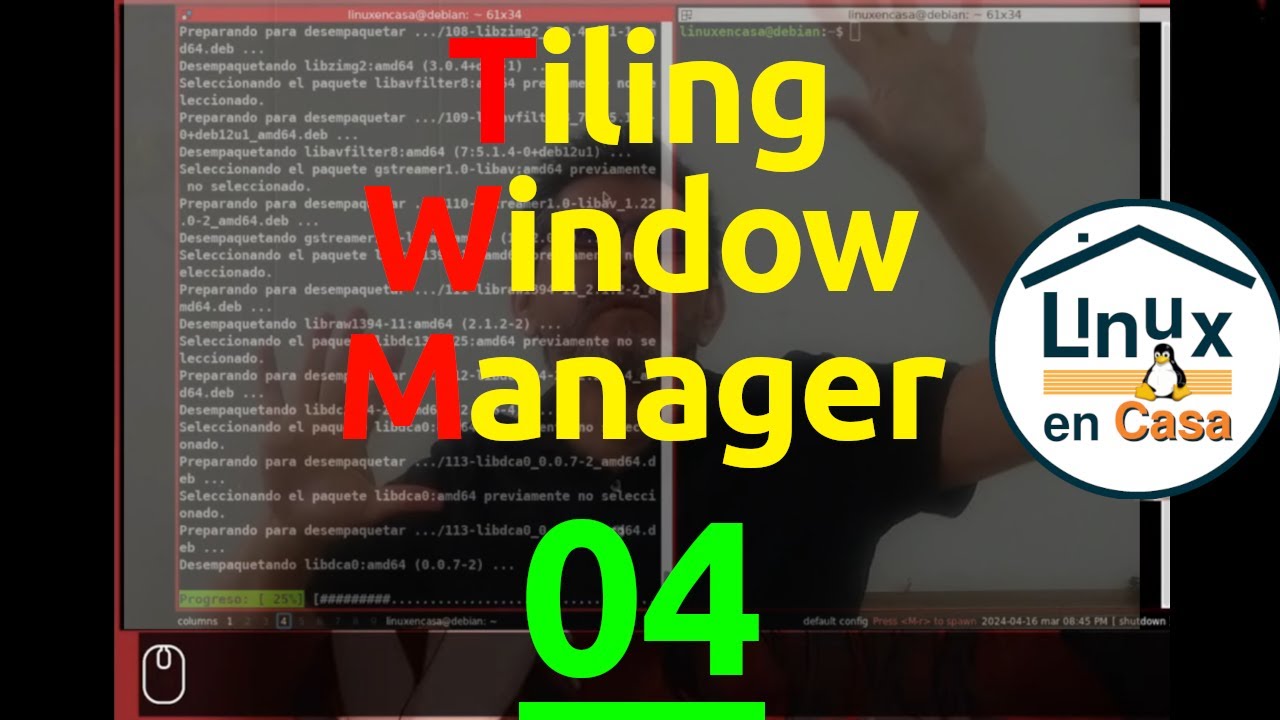 Mi Experiencia usando Tiling Window Managers - Día 04 - YouTube