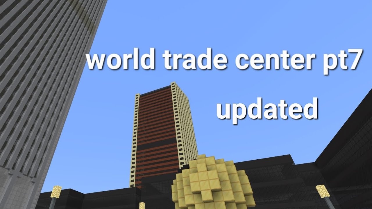 How to build the world trade center minecraft tutorial part 7 - YouTube