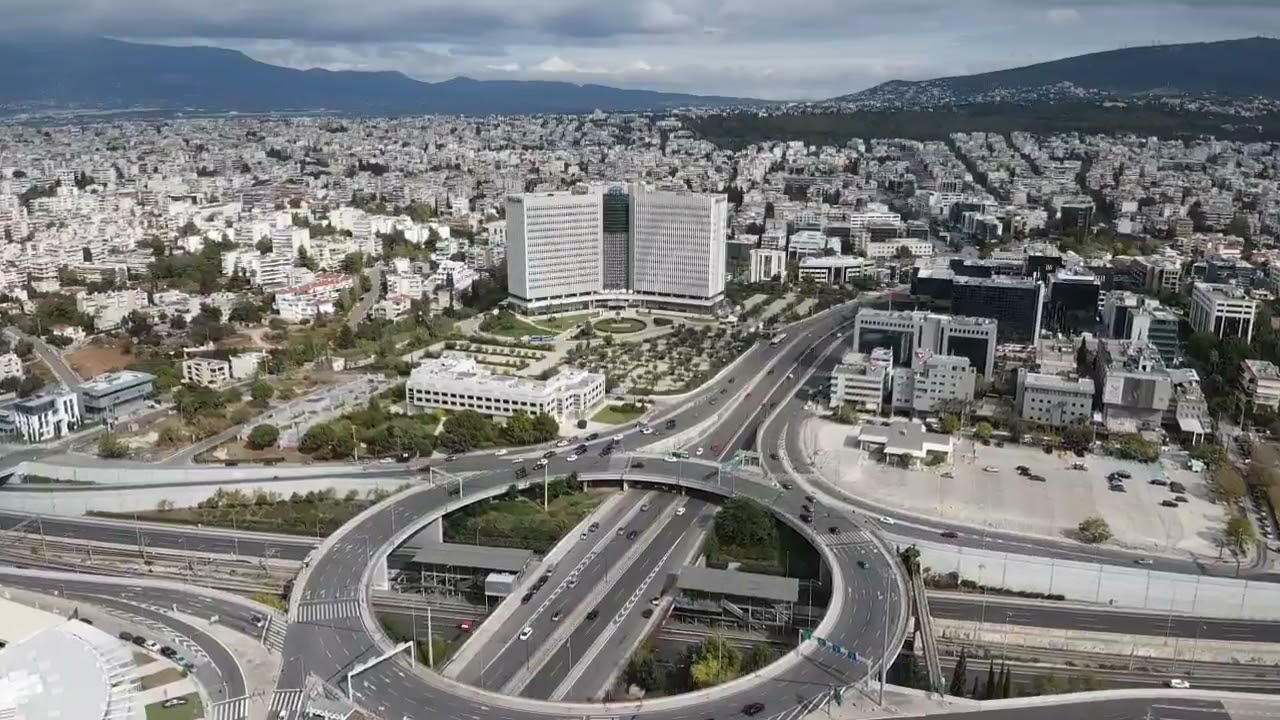 τα κεντρικα γραφεια του ΟΤΕ στο Μαρούσι - YouTube