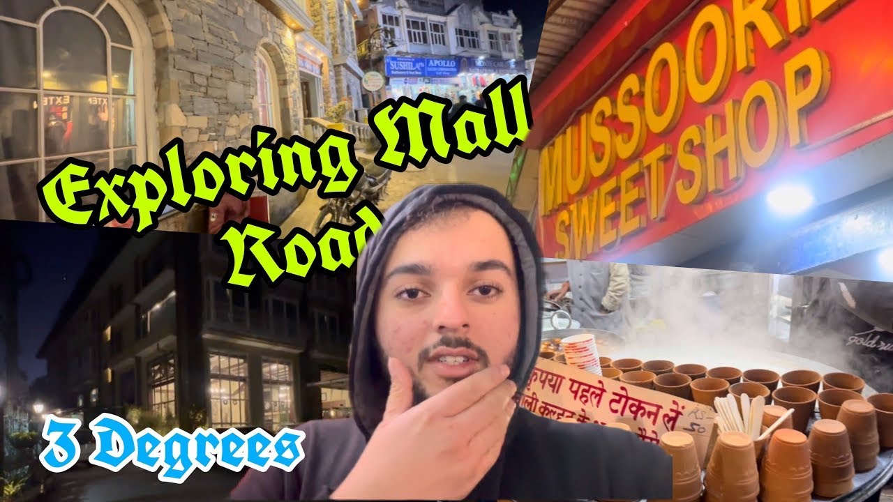 Extreme Weather in Mussoorie - Mussoorie at Night - 3 Degrees # ...