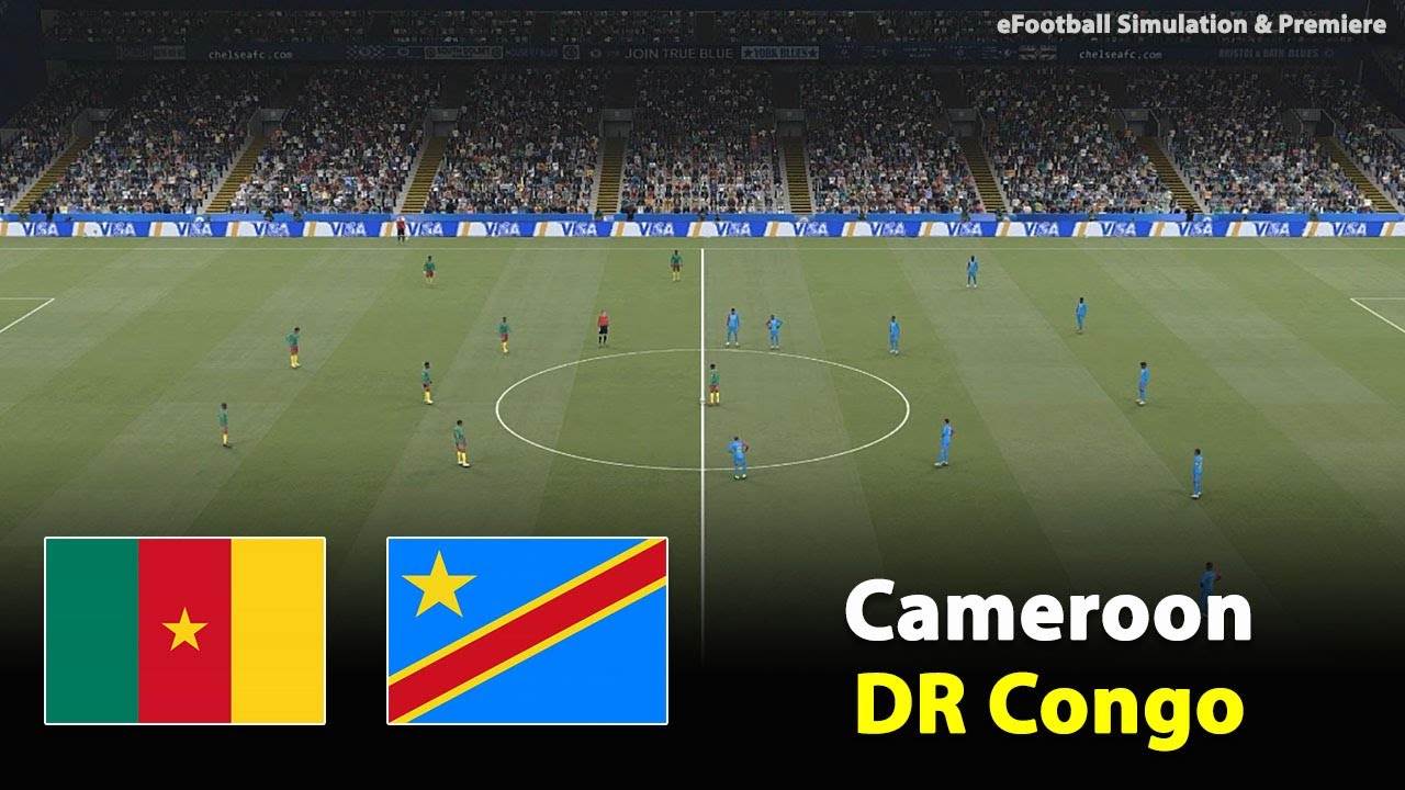 Cameroon vs DR Congo | World Cup 2026 Qualifiers CAF | PES21 Game ...