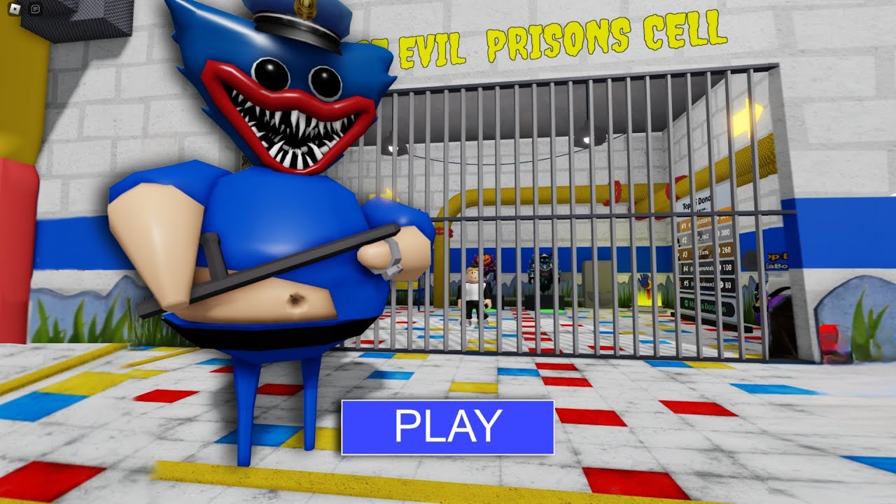 HUGGY WUGGY BARRY'S PRISON RUN! (OBBY!) V2 ROBLOX - YouTube