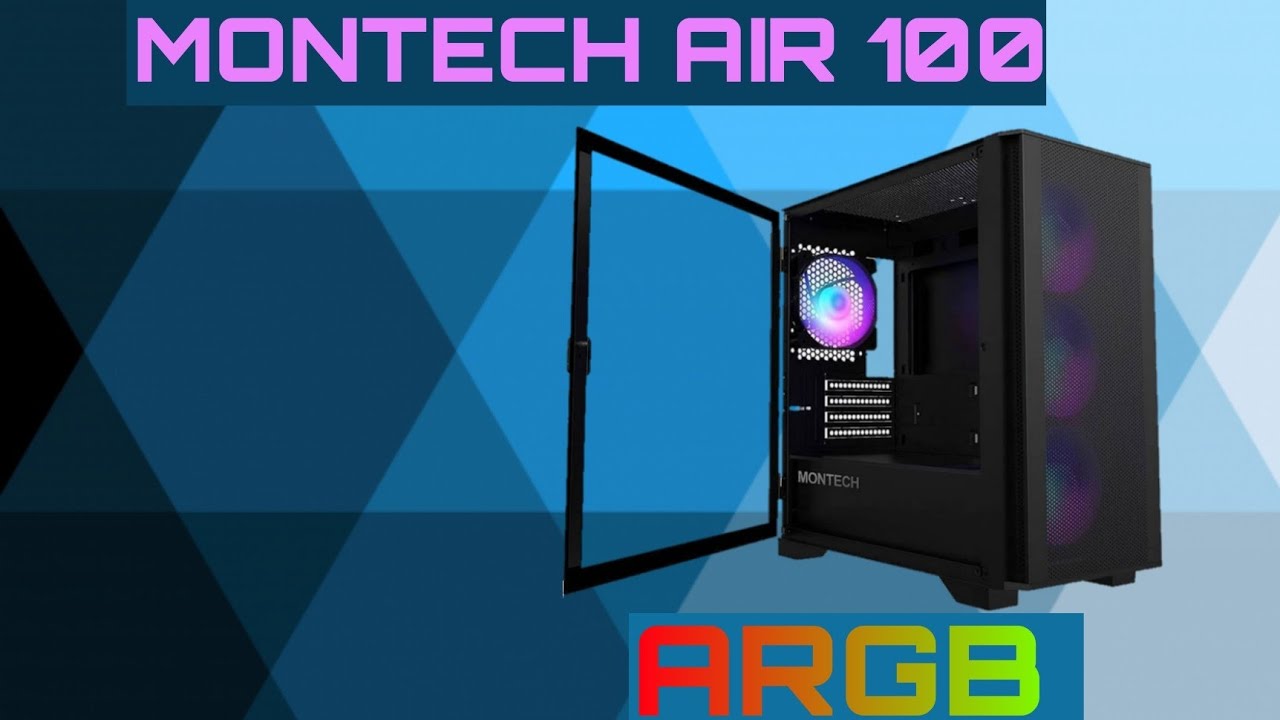 Unboxing Gabinete Montech Air 100 ARGB - YouTube
