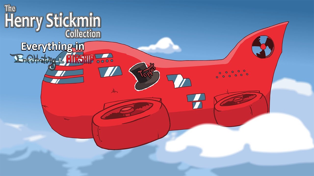 Everything In Infiltrating The Airship | The Henry Stickmin Collection ...
