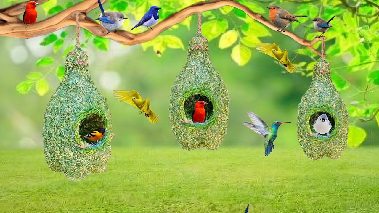 Bird house from plastic bottle |Homemade bird nest || Bird house making ...
