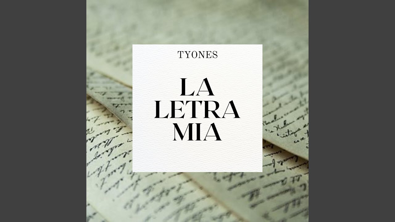 La letra mia - YouTube