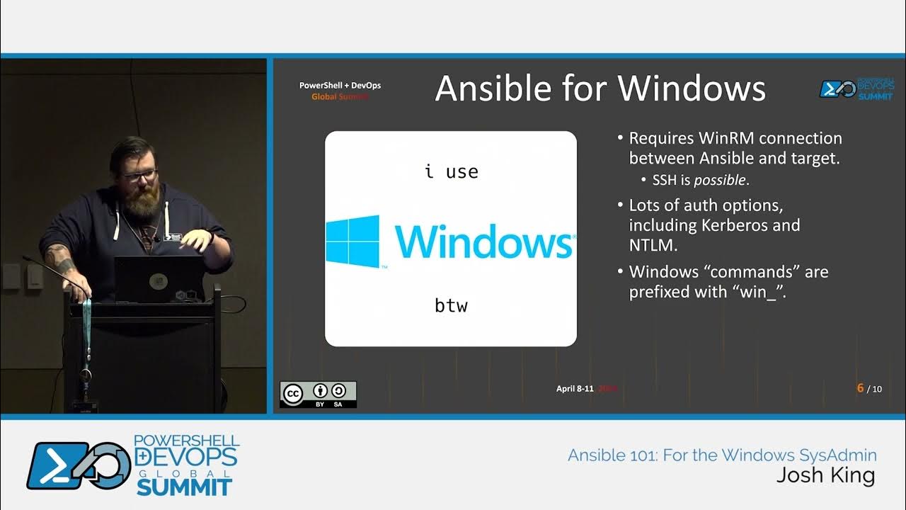 Ansible 101: For the Windows SysAdmin by Josh King - YouTube