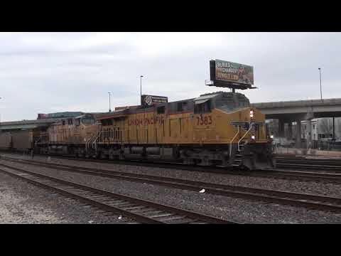 UP #7383 Leads EB AEPX Coal Train. Kansas City, MO 1/7/23 - YouTube