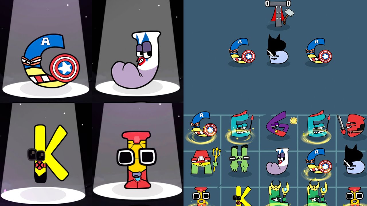 MERGE ALPHABET 2D FUSION FIGHT LORE GamePlay - iOS, Android Part 1 ...