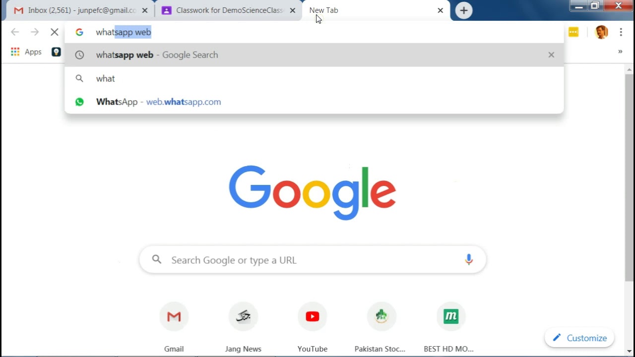 Google Classroom on Laptop or PC - YouTube