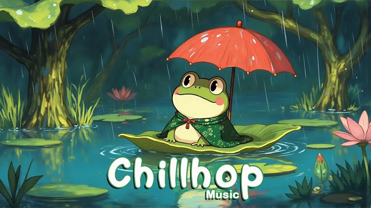 Chill Frog Lo-Fi 🌧️ Smooth Jazz & HipHop for Study & Focus - YouTube