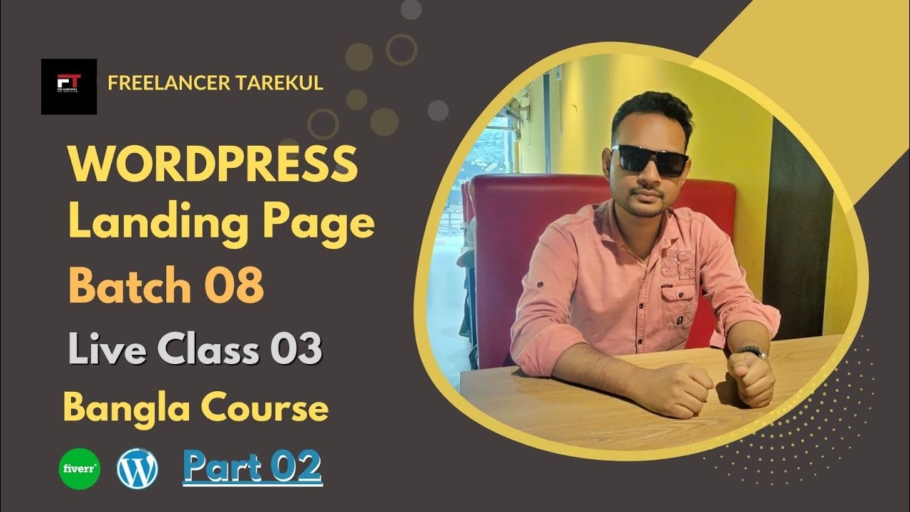How To Create Wordpress Landing Page Tutorial With Elementor Bangla Tautorials 2024 Live Class