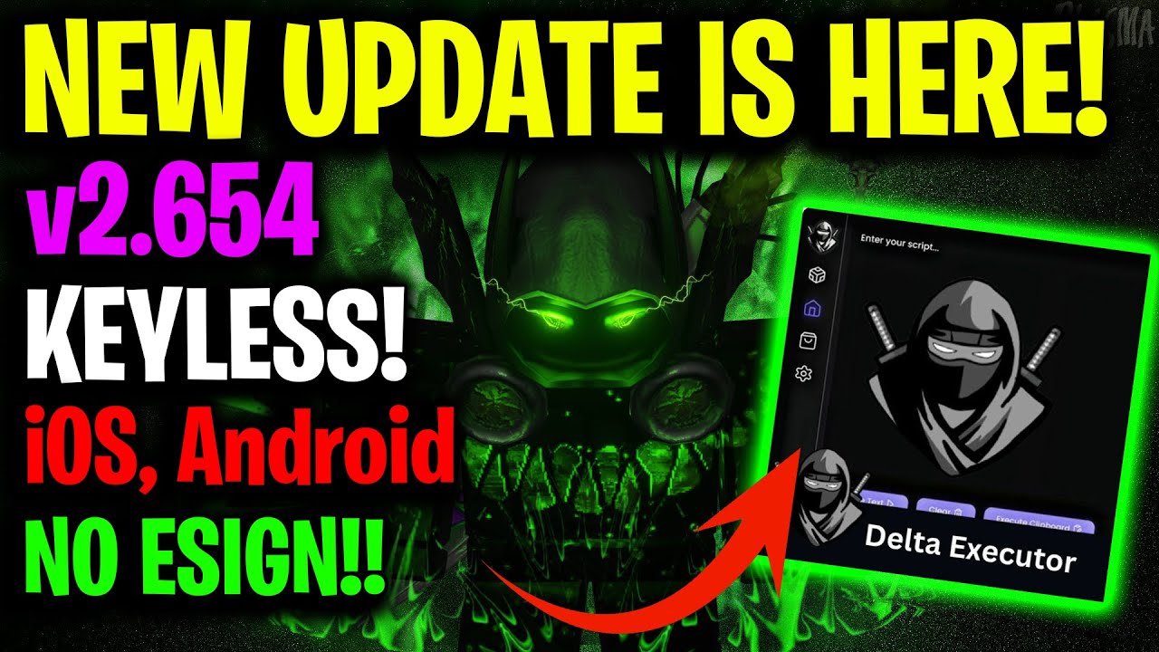 Delta Executor NEW UPDATE is OUT🔥 iOS NO KEY Roblox Script Executor ...