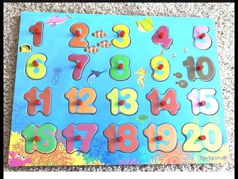 Wooden Puzzle numbers 1 to 20 | Learn Numbers 1 to 20 with Wooden ...
