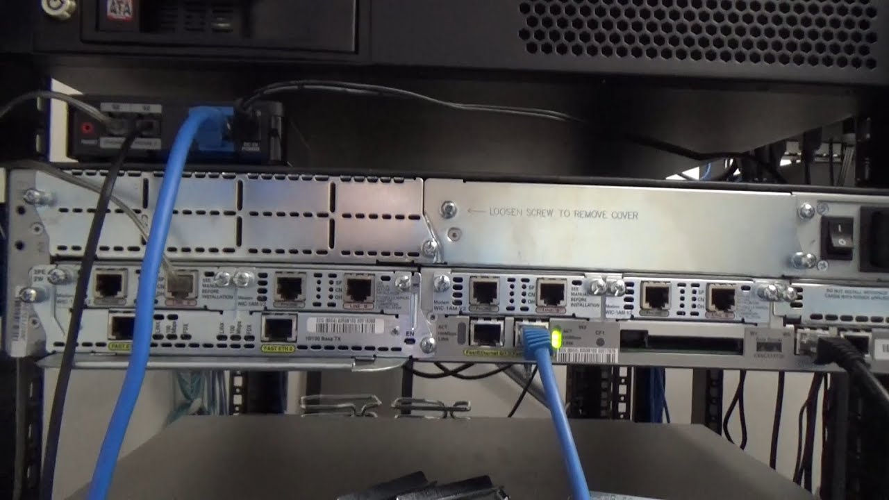 Cisco 3725 Dial-Up - More Modems! - YouTube