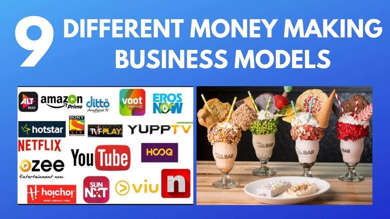 9 Different Money Making Business Models - YouTube