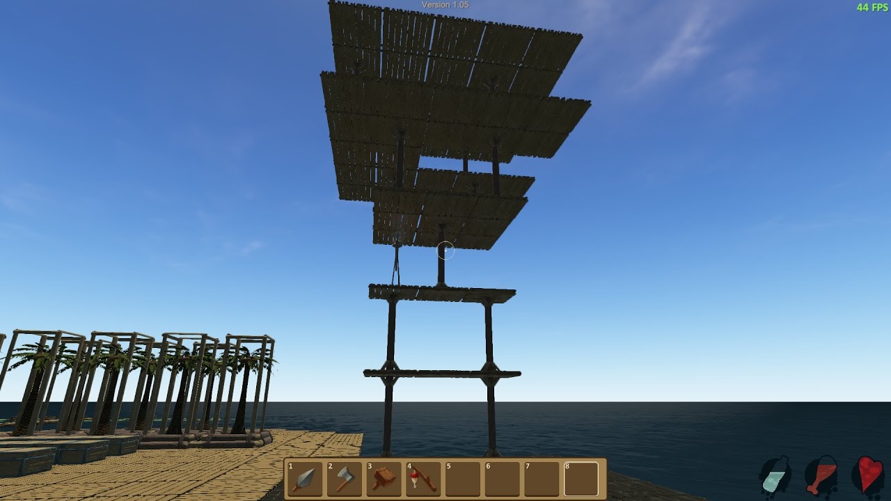 RAFT: Pillars and possible spacing for making a 2nd floor - YouTube