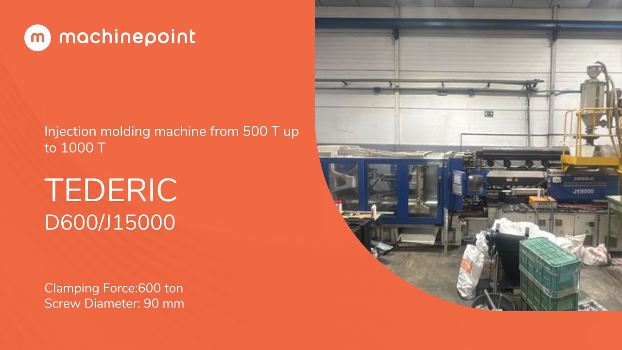 TEDERIC D600/J15000 Injection molding machine from 500 T up to 1000 T ...