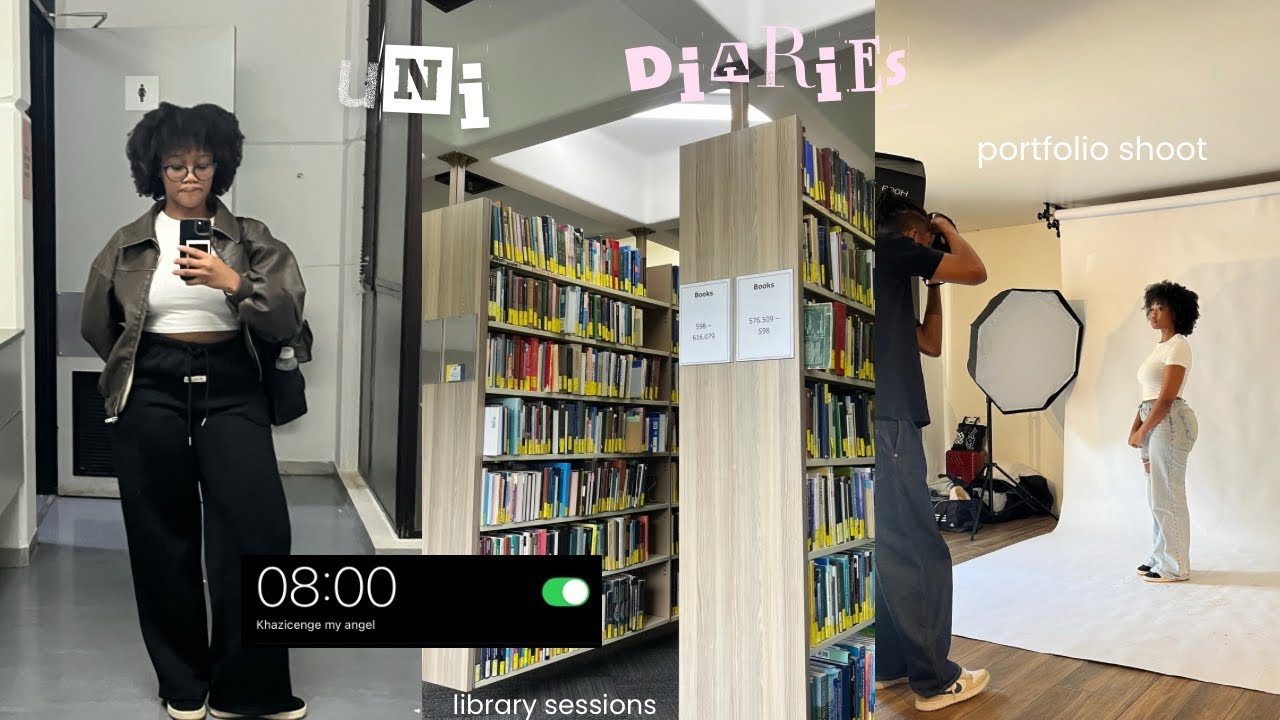 uni diaries | library session + test week + braces appointment ...